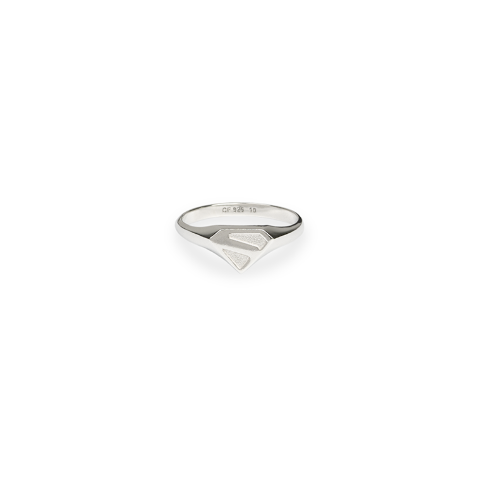 SUPERMAN (2025 Movie) S-Shield Sterling Silver Ring – DC Shop