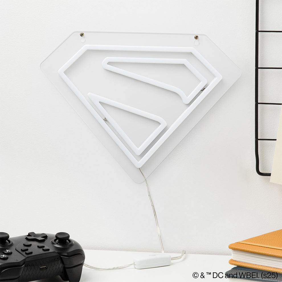 SUPERMAN (2025 Movie) Superman Wall Mountable LED Neon Light – DC Shop