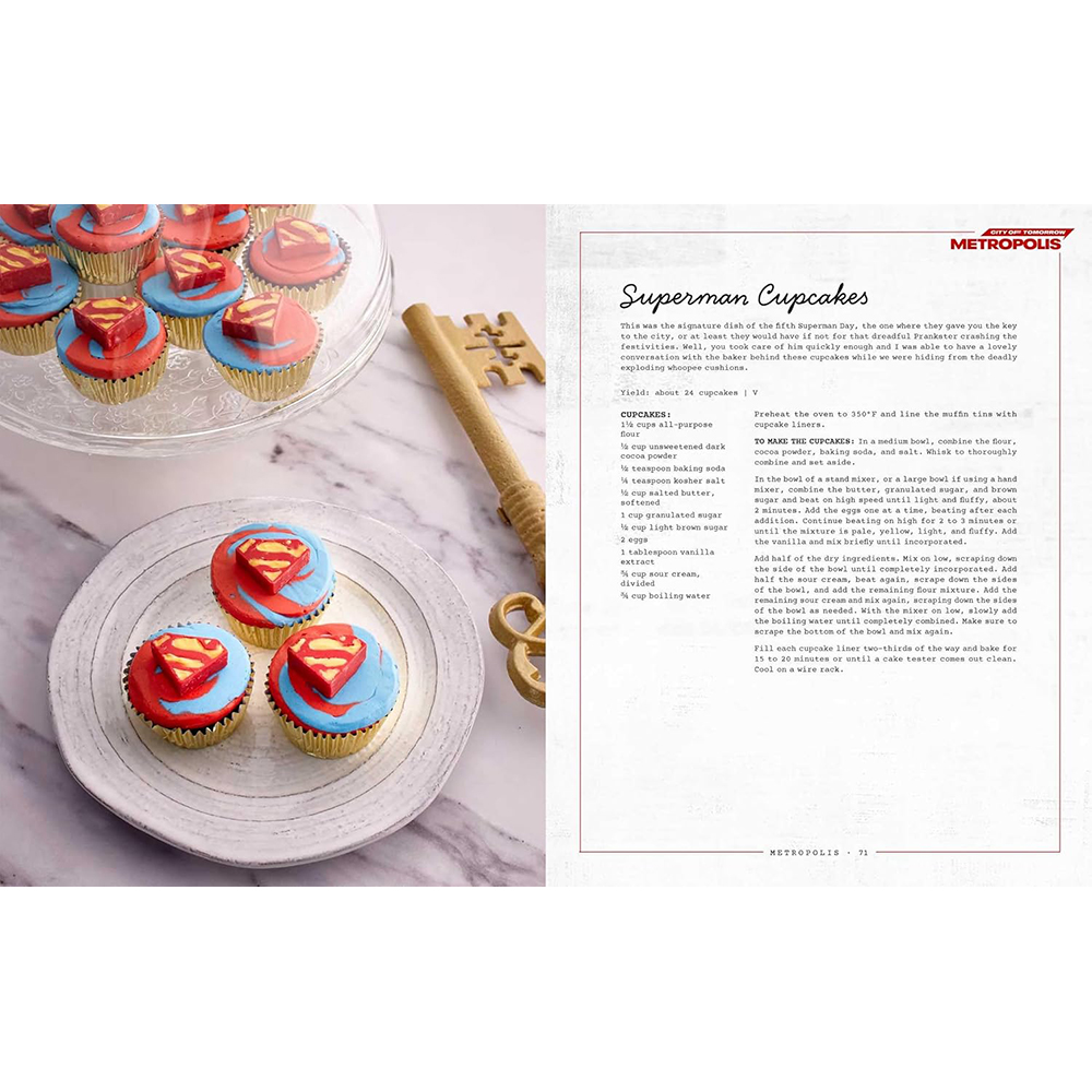 Superman: The Official Cookbook: Recipes from Smallville to the Hall o ...